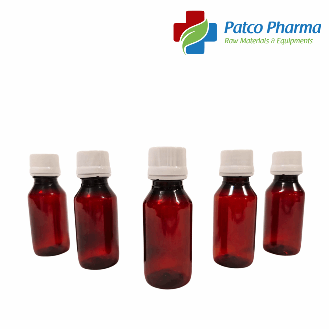 100ml Empty Amber PET Syrup Bottle – Patco Pharmaceuticals Pvt. Ltd.