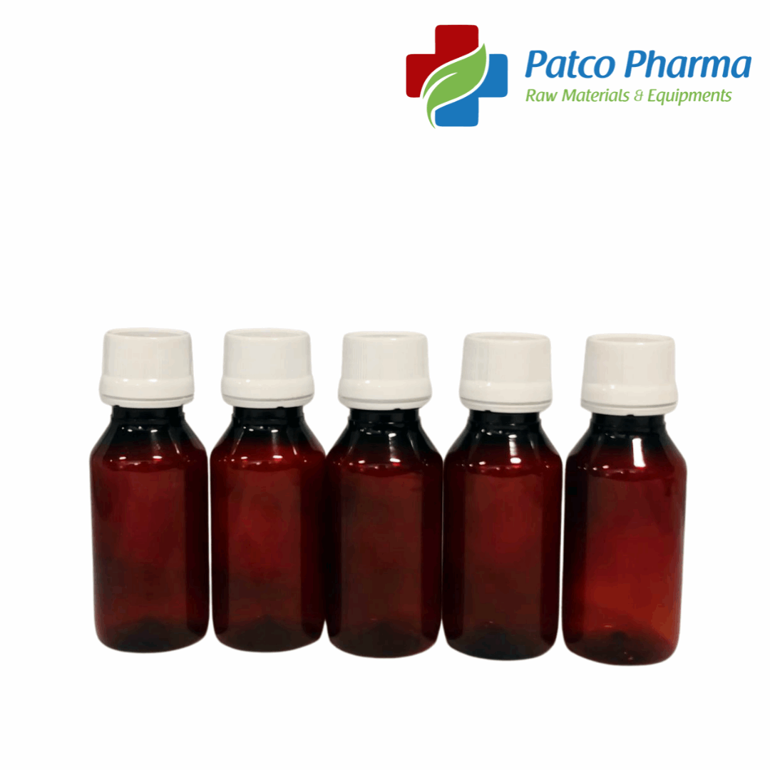 100ml Empty Amber PET Syrup Bottle – Patco Pharmaceuticals Pvt. Ltd.
