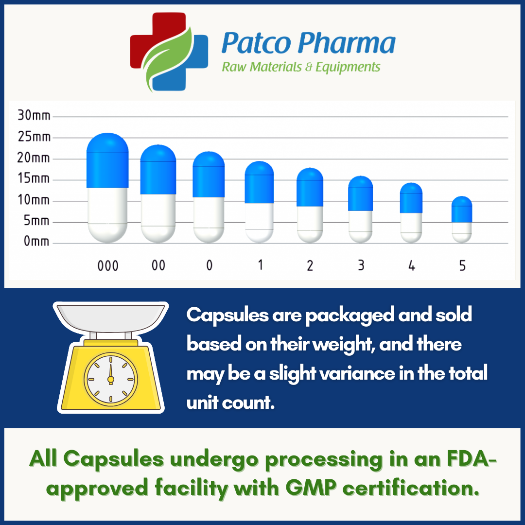 Patco Pharma Size 1 Clear Veg Caps: Quality DIY Encapsulation – Patco Pharmaceuticals Pvt. Ltd.
