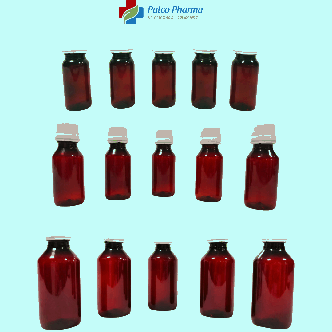 100ml Empty Amber PET Syrup Bottle – Patco Pharmaceuticals Pvt. Ltd.