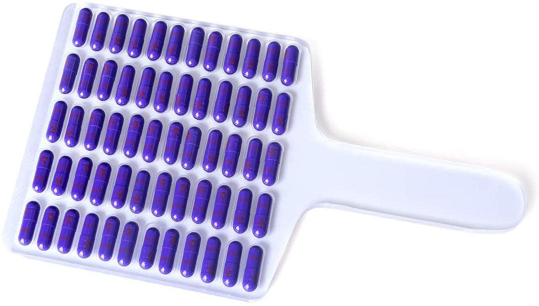 60-Holes Size 00 Manual Capsule Count Tray | Effortlessly Count Your ...