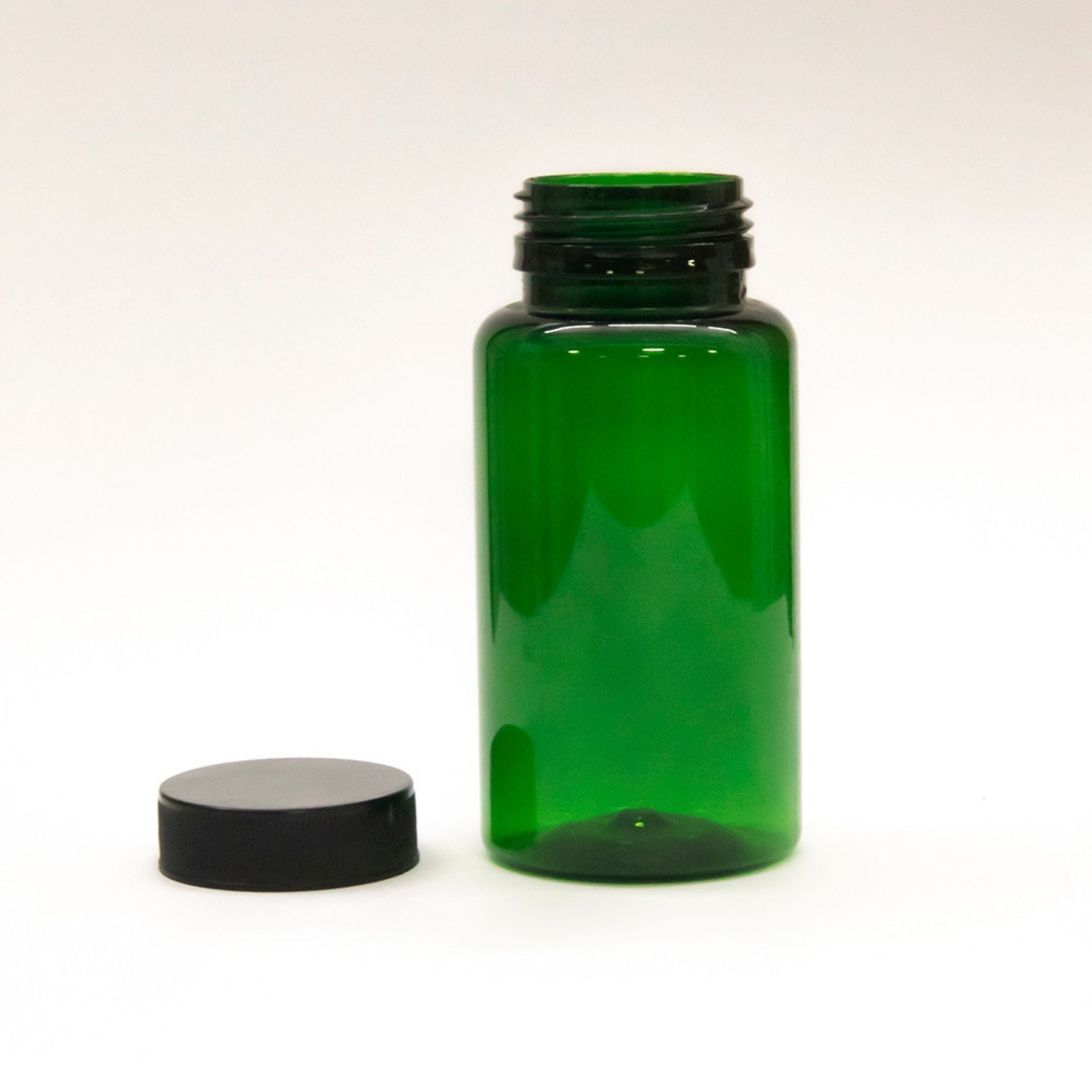 100ml PET Green Bottle: Secure Medicine Storage for Capsules and Powder ...